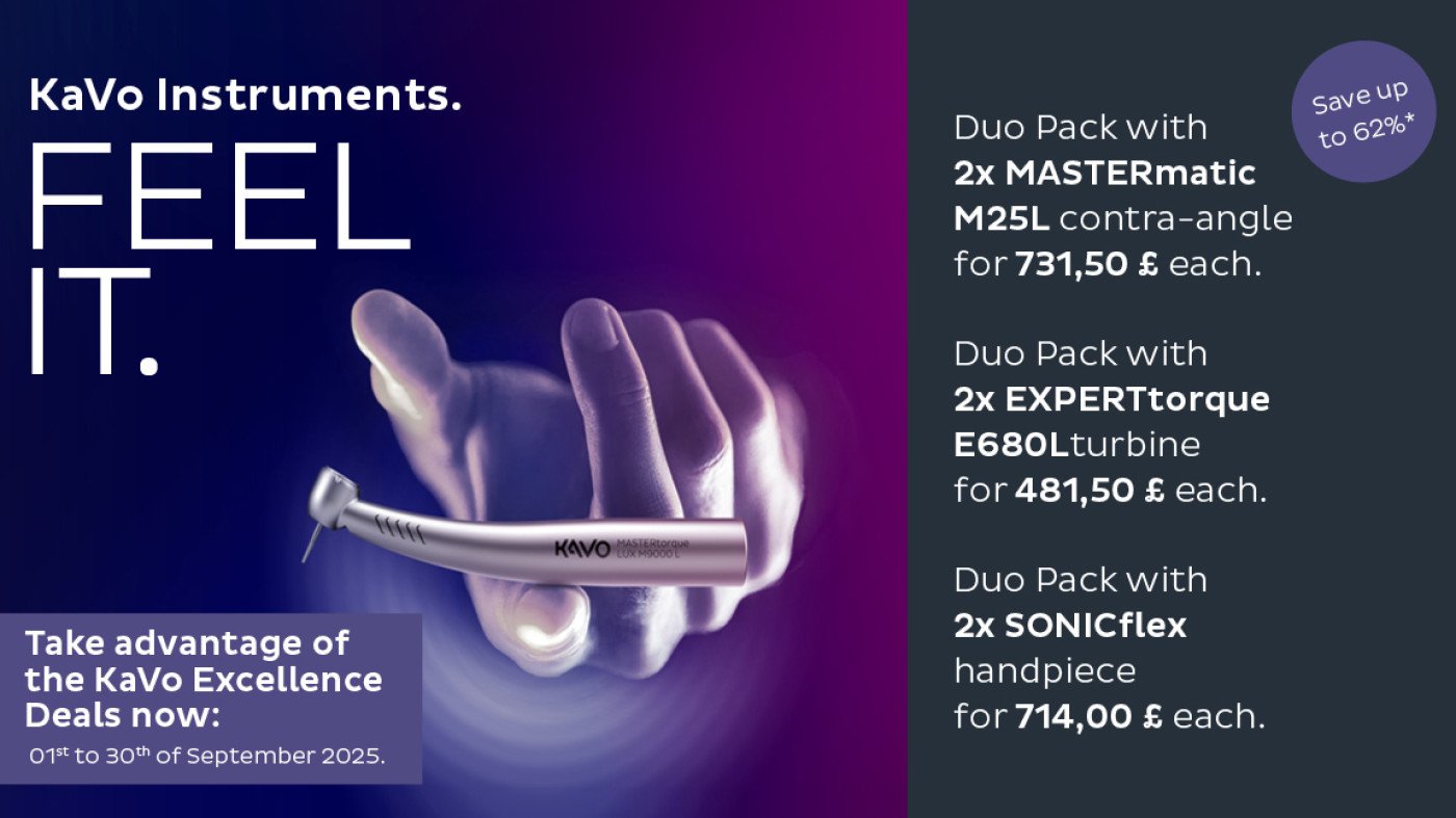 FEEL IT. Profit now with the new KaVo Excellence Deals. | KaVo Dental