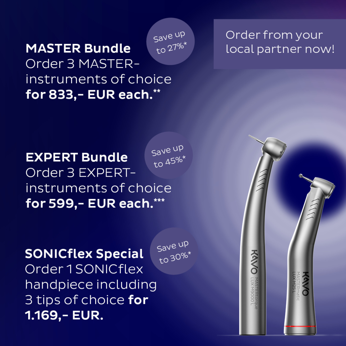 SEE IT. Get the KaVo Excellence Deals and save up to 45% | KaVo Dental